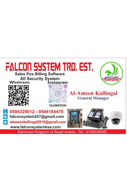 Business card – Falcon systems